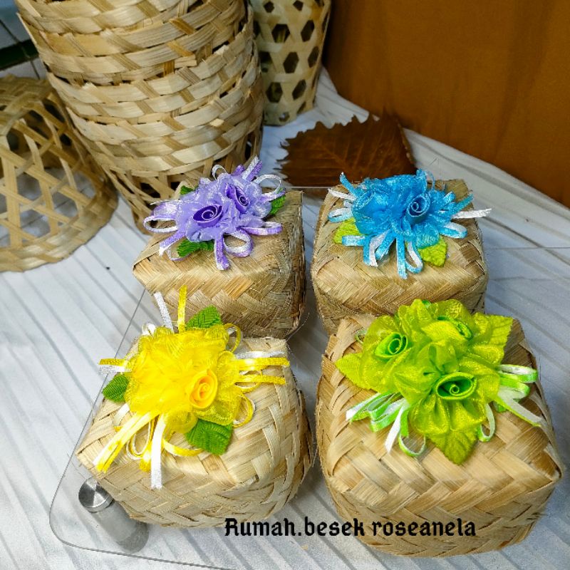 Jual Besek Bambu 8x8 Besek Mini Besek Souvenir Termurah | Shopee Indonesia