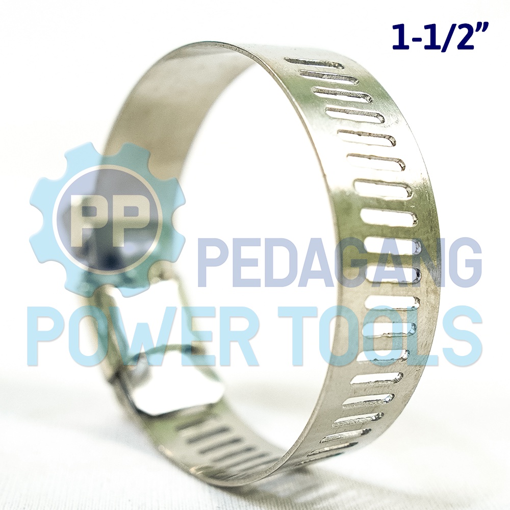Jual Bison Satuan Klem Selang 1 1 2 Inch Stainless Steel Hose Clamp