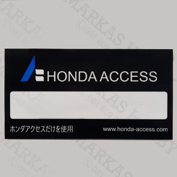 Jual Stiker / Sticker Honda Access Barcode Tempel Dalam | Shopee Indonesia