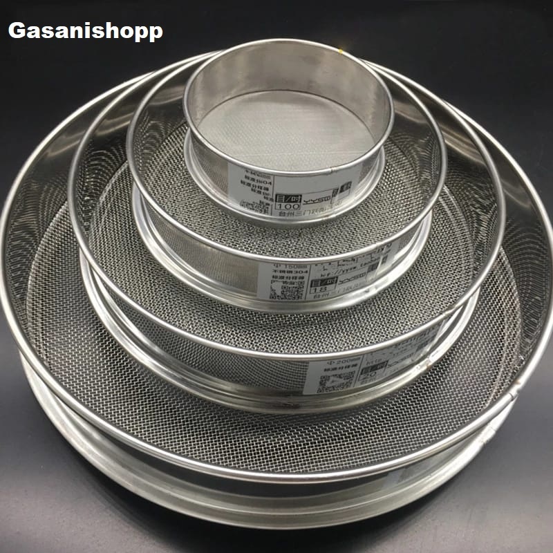 Jual Sieve Test Ayakan Stainless Mesh 200 (75 um) Diameter 40 cm (15 ...