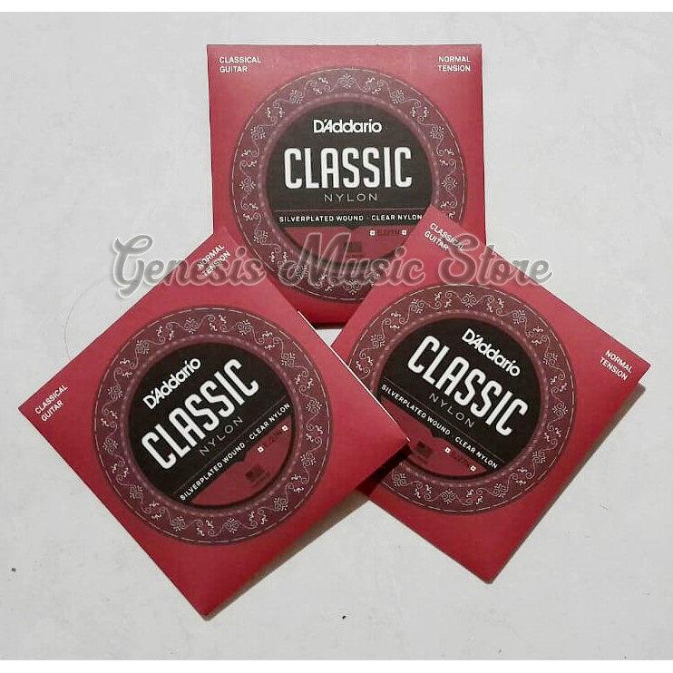 Jual Senar Gitar D'Addario Classic Nylon EJ27N Original / Daddario ...