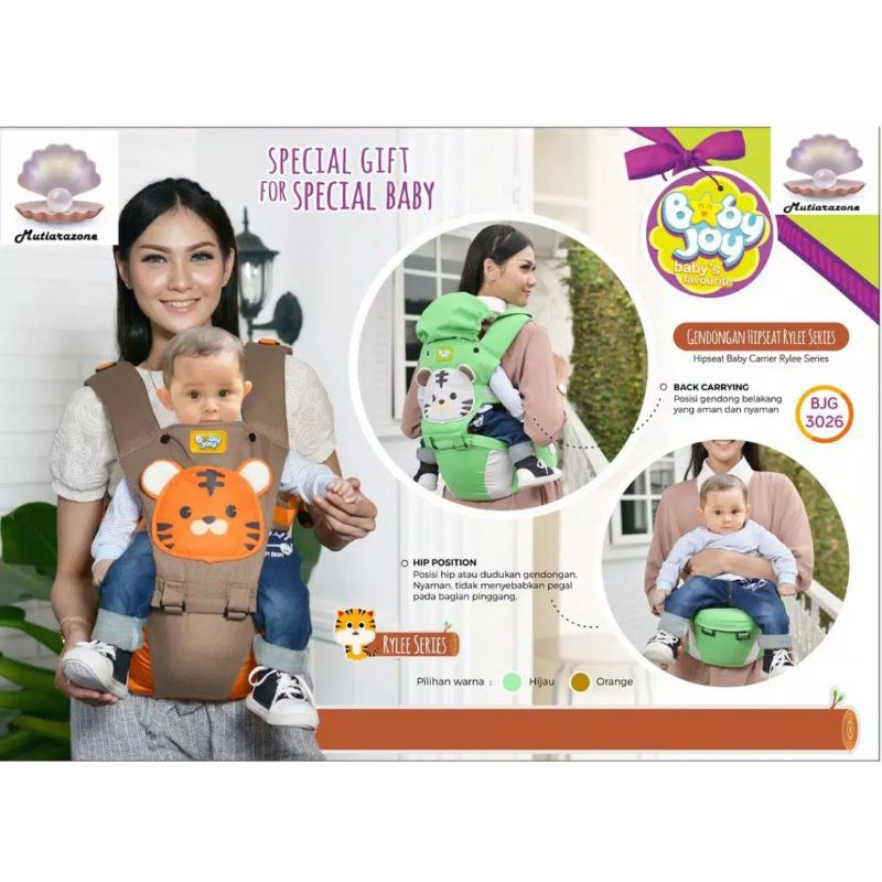 Jual GENDONGAN BAYI DUDUK | Gendongan Hipseat/gendungan duduk Baby joy Rylee series | Shopee ...