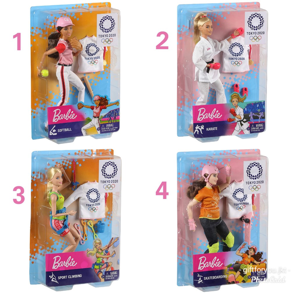 Jual Barbie Olympic Games Tokyo 2020 Doll Mainan Boneka Perempuan Original | Shopee Indonesia