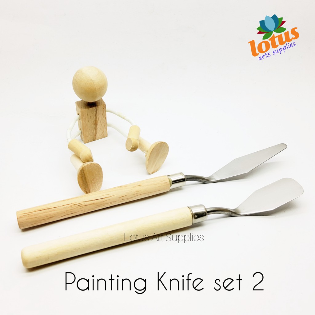 Jual Palette Painting Knife / Palet Lukis Spatula set 2 | Shopee Indonesia