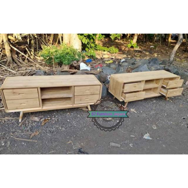 Jual Bufet laci retro jati - Meja Tv panjang 150cm pendek bupet pemisah ...