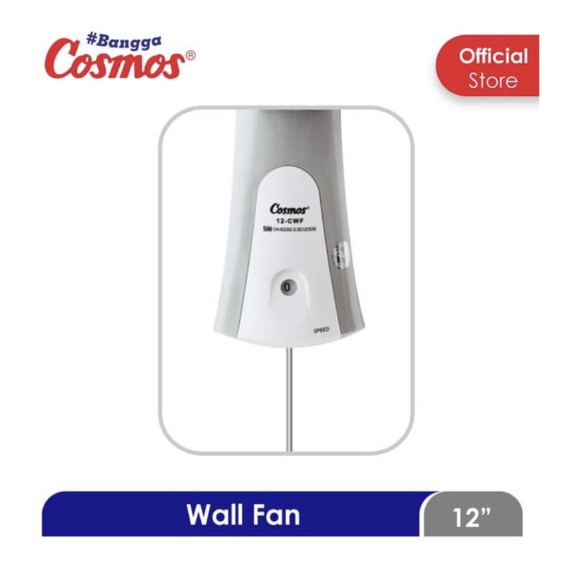 Jual [COD READY] COSMOS WALL FAN / KIPAS ANGIN DINDING 12CWF / 12 CWF ...