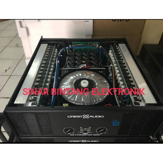 Jual POWER AMPLIFIER CREST AUDIO CA 18 | Shopee Indonesia