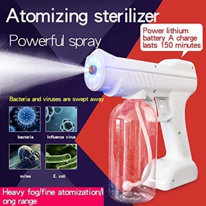 Jual super sale nano steam spray gun atomizer basmi virus wireless ...