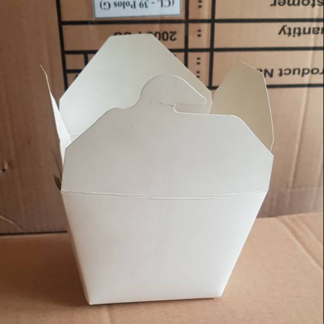 Jual Box Bento/Box Bento Dus/Box Serbaguna Ukuran M Merek Pola minimal ...