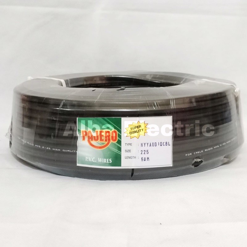 Jual Kabel Listrik LAS Serabut 2x2,5 50M PAJERO Kabel Pompa Serabut HYO ...