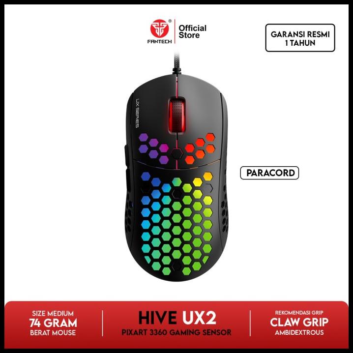 Jual Fantech Hive Ux2 Pixart 3360 Mouse Gaming | Shopee Indonesia