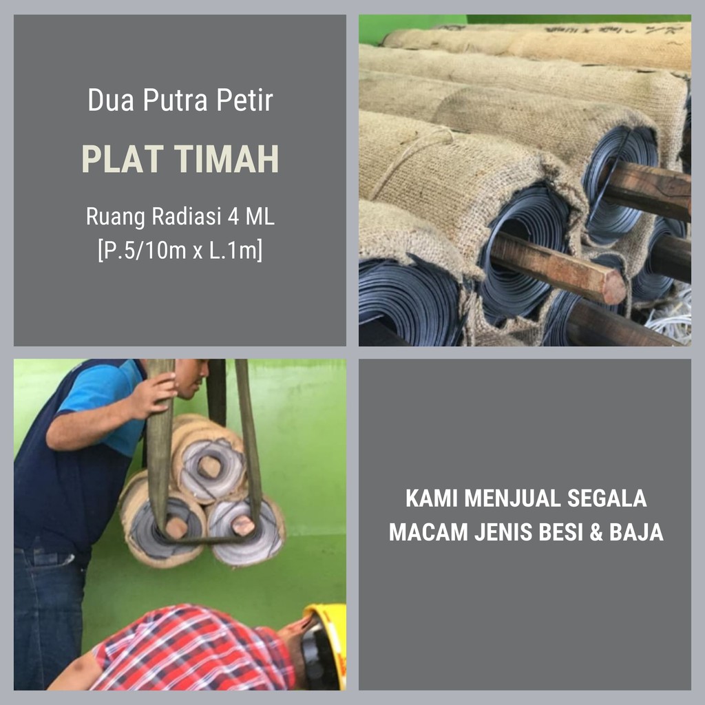 Jual Plat Timah / Timbal Hitam Tebal 0.8mm - 4mm Termurah di Surabaya ...