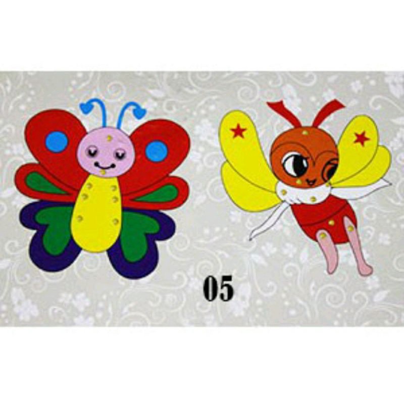 Jual Mainan edukasi membuat wayang bentuk binatang animal hewan ...