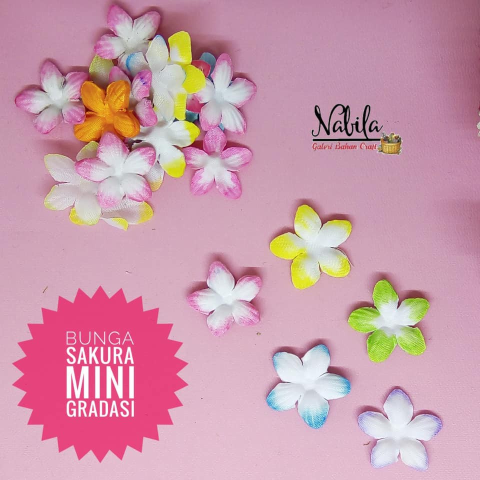 Jual Bunga sakura gradasi mini | Shopee Indonesia