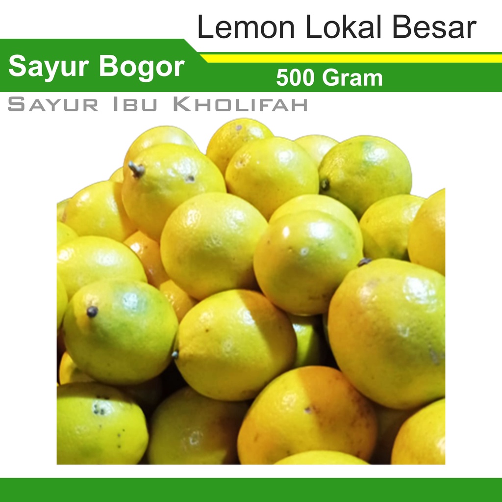Jual Jeruk Lemon Lokal Besar 500 Gram Makanan Buah Buahan Segar Bogor ...