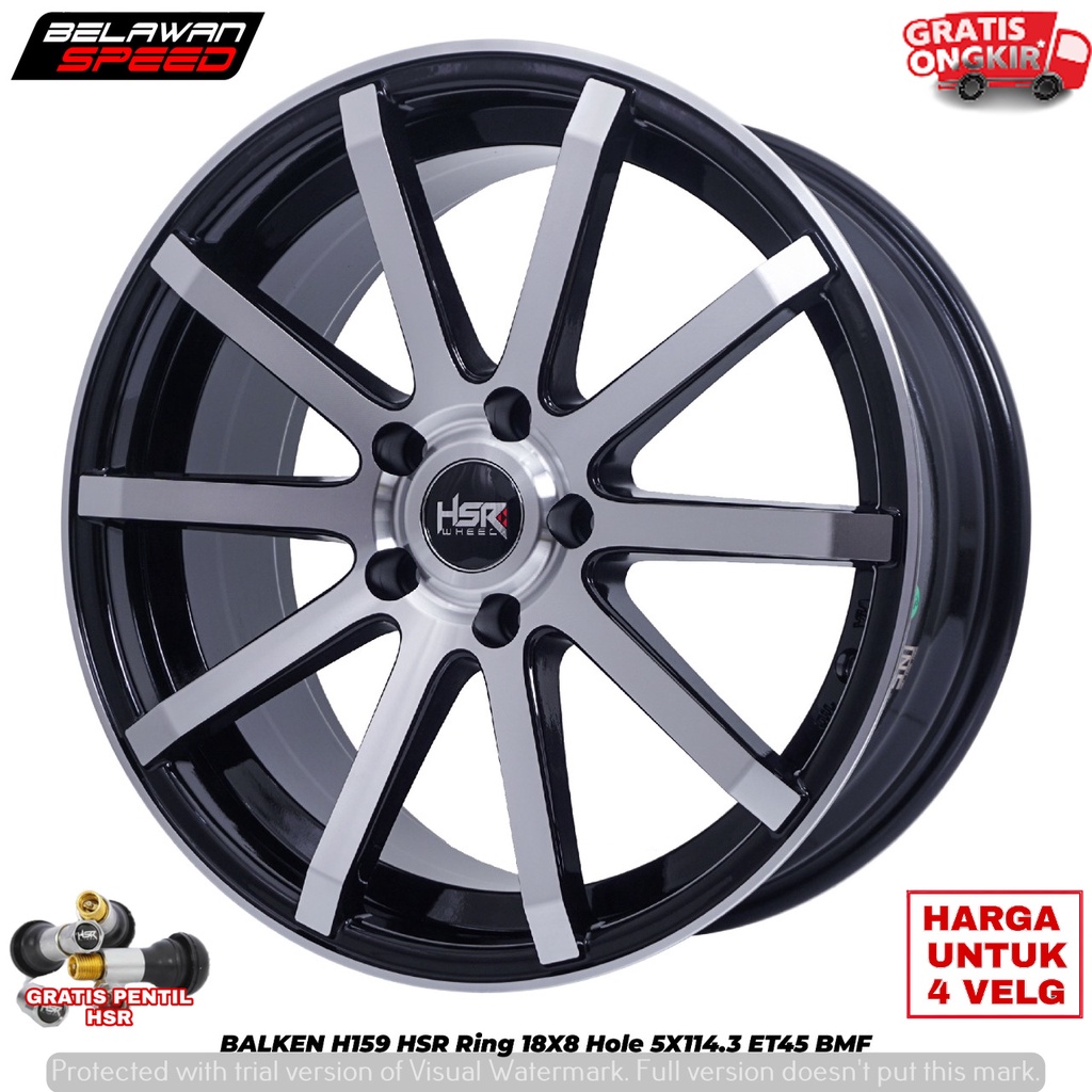 Jual VELG MOBIL MODIFIKASI UNTUK CRV HRV CAMRY INNOVA XPANDER BRV ALPHARD VELLFIRE BALKEN H159 ...