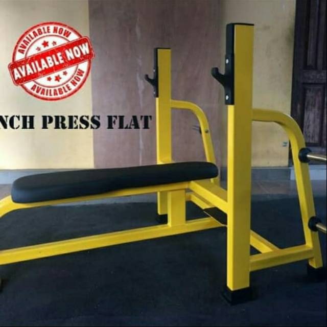 Jual ALAT FITNESS BENCH PRESS FLAT / ALAT ANGKAT BEBAN | Shopee Indonesia