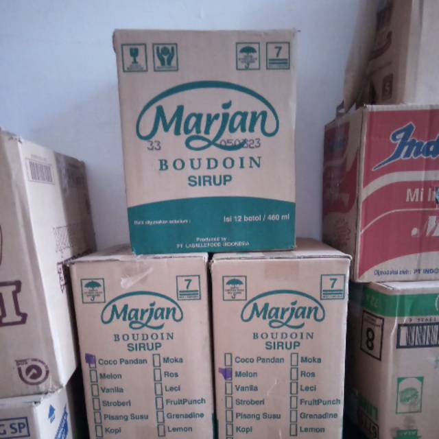 Jual SIRUP MARJAN COCOPANDAN 1 DUS bisa mix melon sesuai stok | Shopee ...