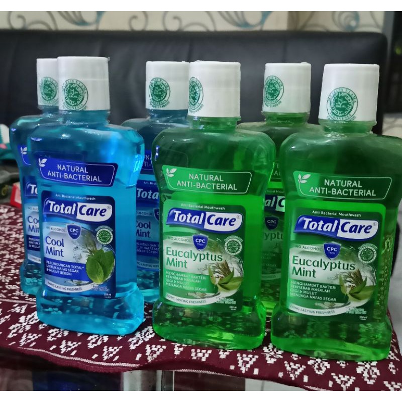 Jual Total Care Mouthwash Antibacterial 250 ML | Shopee Indonesia