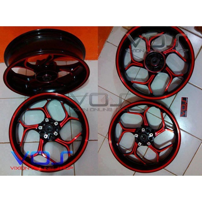 Jual VELG AXIO MODEL NINJA FI PALANG AKAR NEW VIXION | Shopee Indonesia
