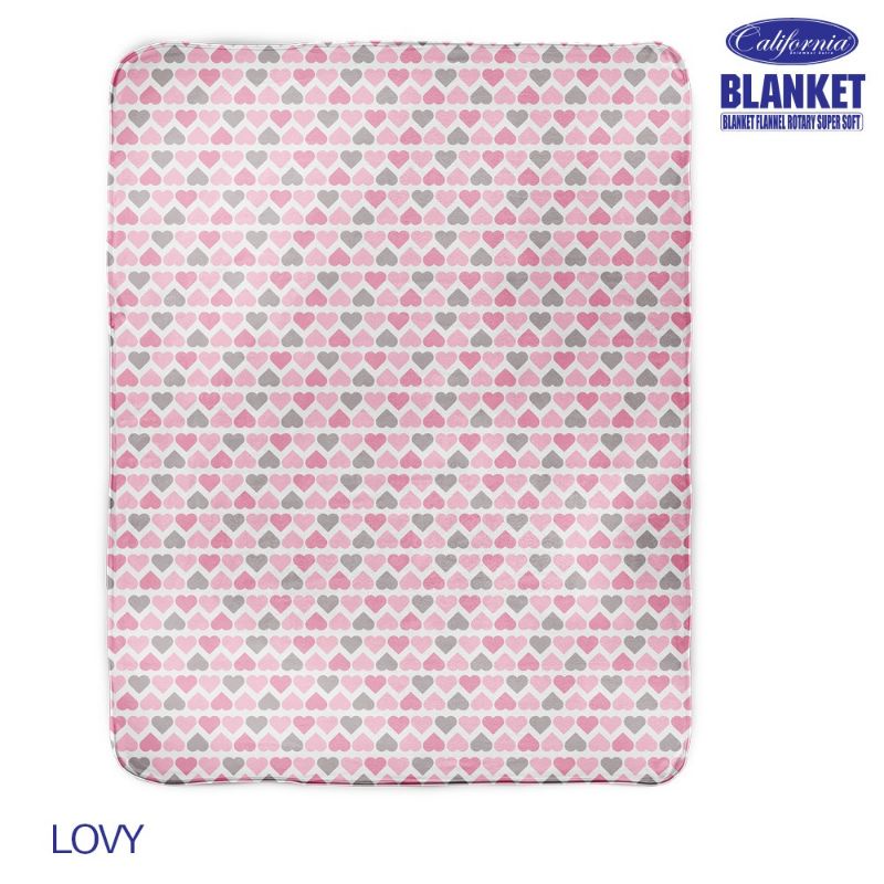 Jual HS SELIMUT CALIFORNIA 160X200 OPHELIA, CAMI, PLAID, DOTTY, LOVY ...