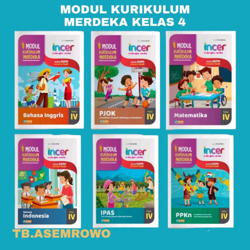 Jual INCER Latihan Soal Modul Kurikulum Merdeka SD/MI Kelas 4 | Shopee Indonesia