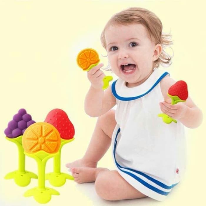 Jual Dodo Silicone Teether Fruit Series / Gigitan Bayi Bpa Free Motif ...