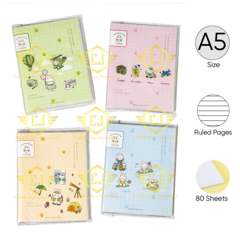 Jual Notebook PP A5-6403 (Travel Around World) Buku Catatan Bergaris 80 ...