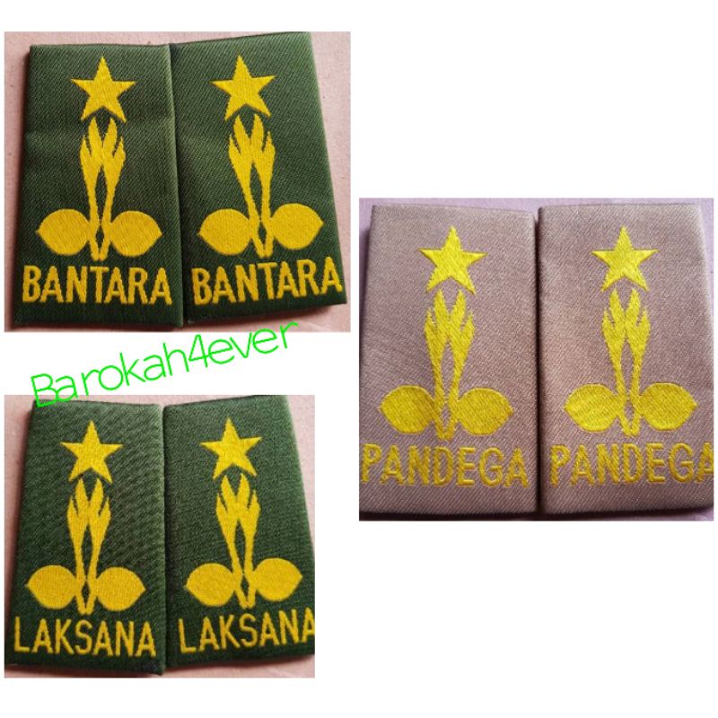Jual BANTARA LAKSANA PANDEGA BORDIR Rajut Atribut Pramuka | Shopee ...