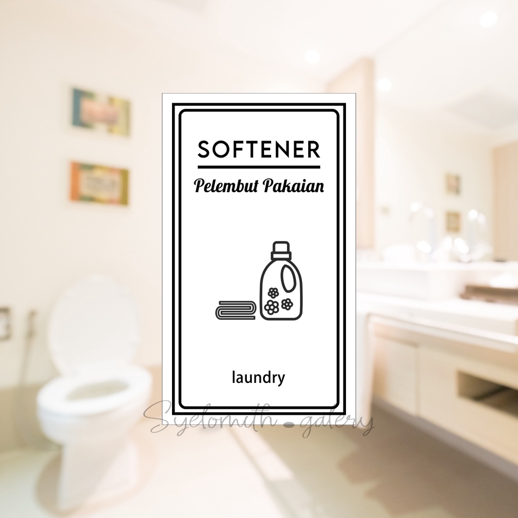 Jual READY & CUSTOM - STICKER ICON HOME, LAUNDRY, BABY & BODY CARE ...