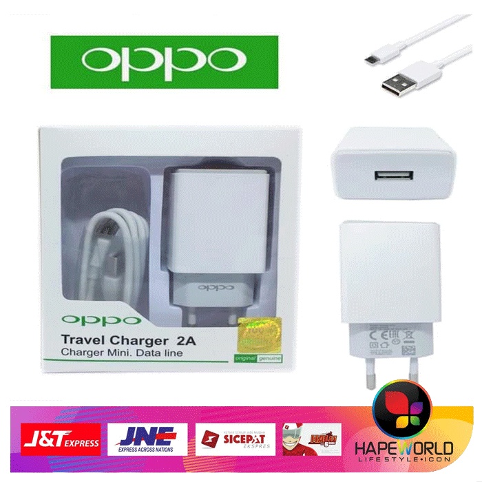 Jual TRAVEL CHARGER OPPO 5V=2A MICRO ORIGINAL | Shopee Indonesia
