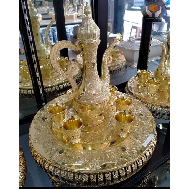 Jual Teko Set Turky Style (free packing kayu) | Shopee Indonesia