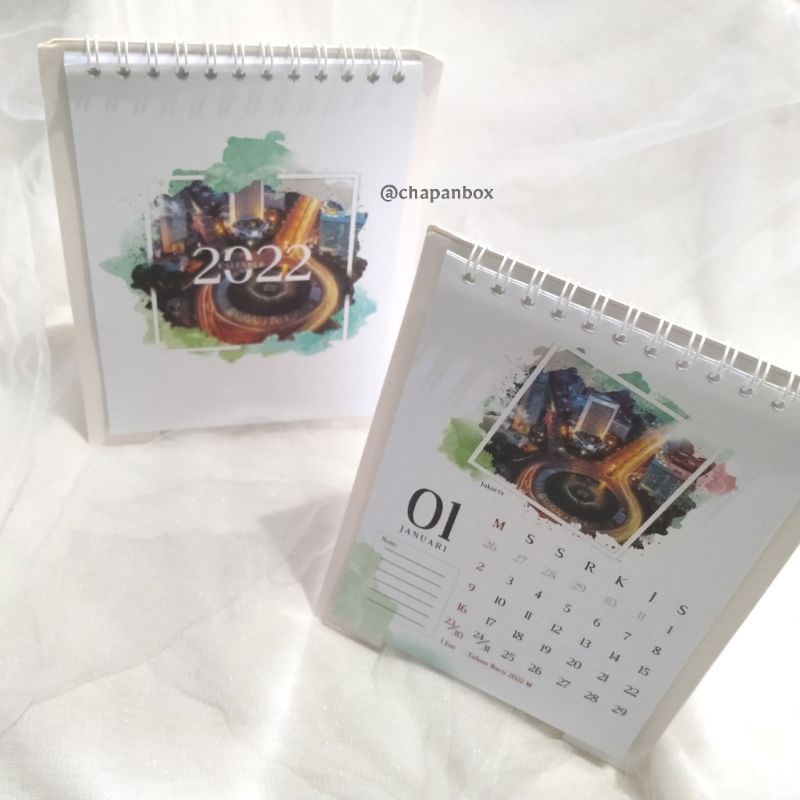 Jual Kalender Meja 2022 Mini + Note by Chapan Box | Shopee Indonesia
