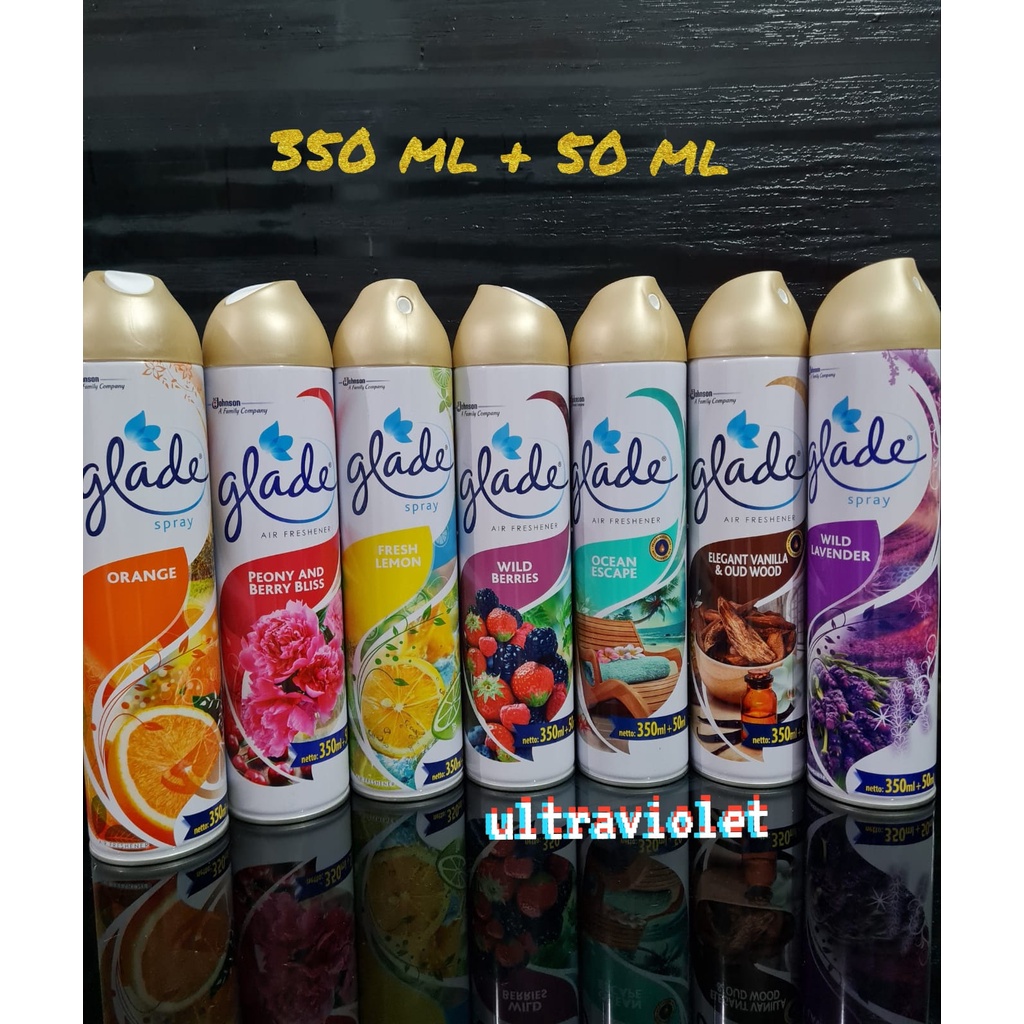 Jual Glade Aerosol Pengharum Ruangan 350 ml + 50 ml | Shopee Indonesia