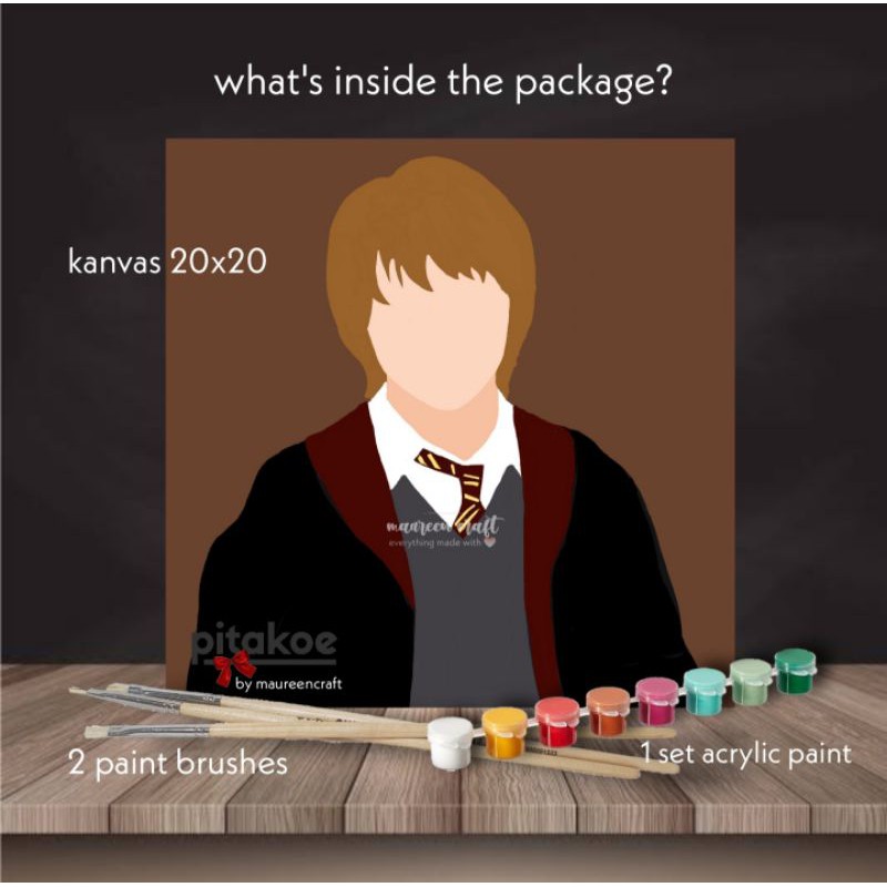 Jual PAINT BY NUMBER , Harry Potter Paint By Number , melukis DIY ...
