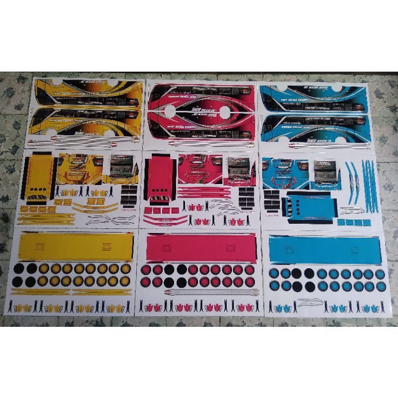 Jual Lembaran PaperCraft Bus Skala 1:30 Kurnia Trans Jaya JB3+SHD ...