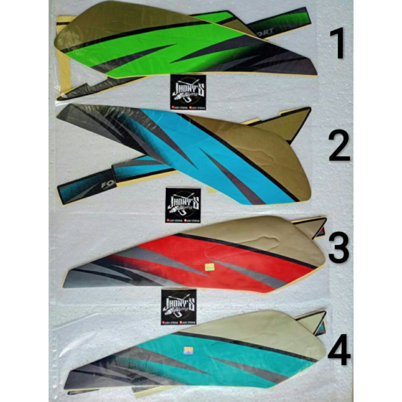 Jual STIKER STRIPING LIS BODY MOTOR HONDA GL-MAX NEO TECH TAHUN 1995 ...