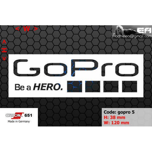 Jual ea cutting sticker / decal Code: gopro 5 ( sponsor logo ) | Shopee ...