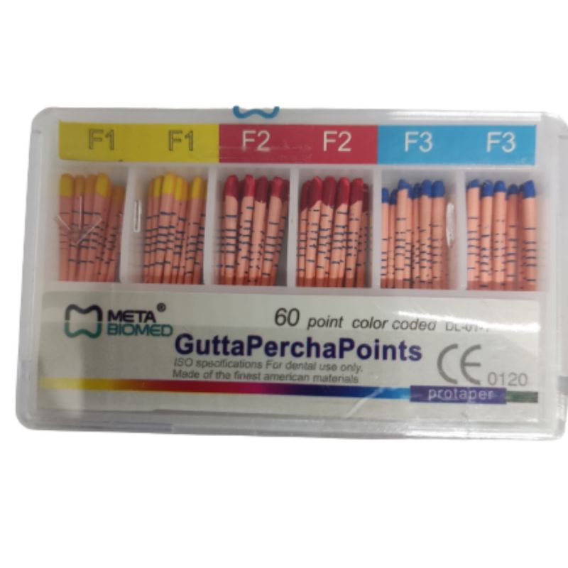 Jual gutta percha protaper guttapercha guttap F1 F2 F3 15-40 45- 80 ...