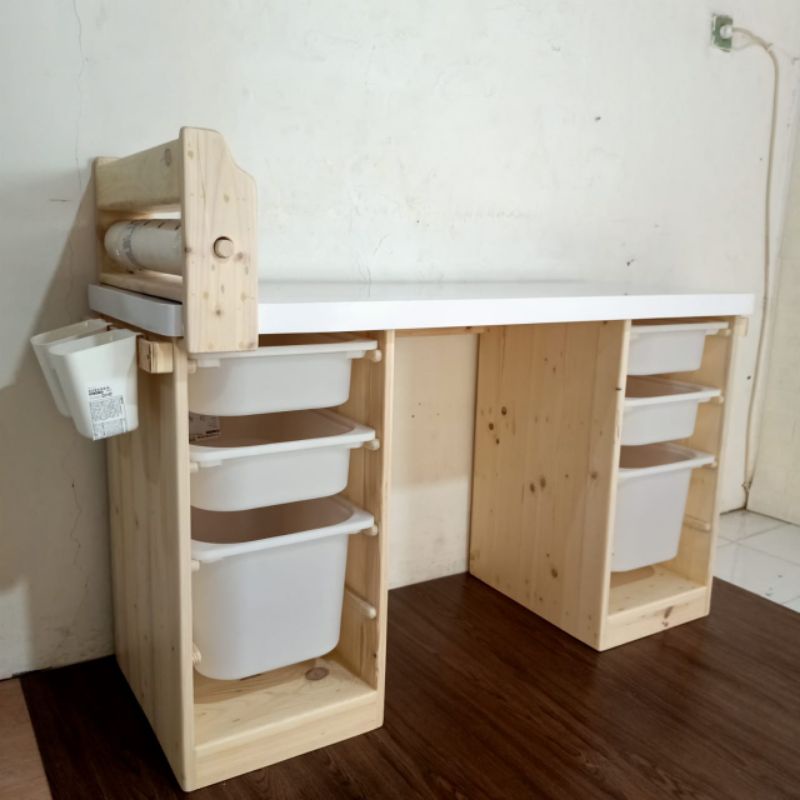 Jual meja belajar,meja kerja,meja anak,meja trofast,rak trofast,lemari ...