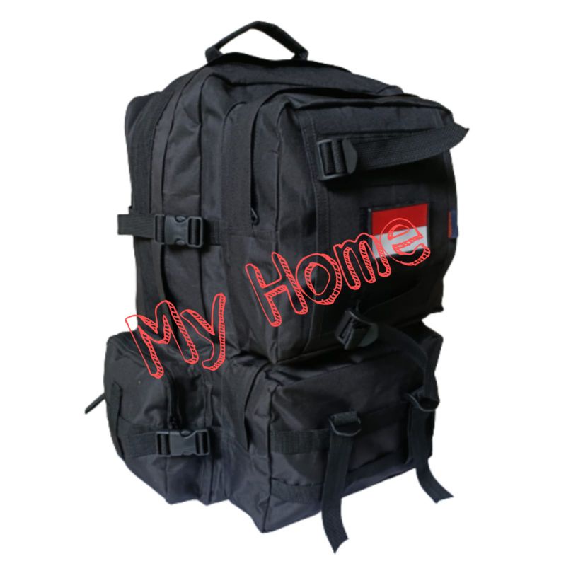 Jual Tas Ransel Hitam Jumbo TNI Polri Multifungsi | Shopee Indonesia