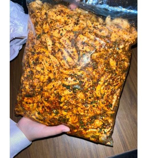 Jual Basreng bakso goreng stick viral pedas gurih aroma daun jeruk isi ...