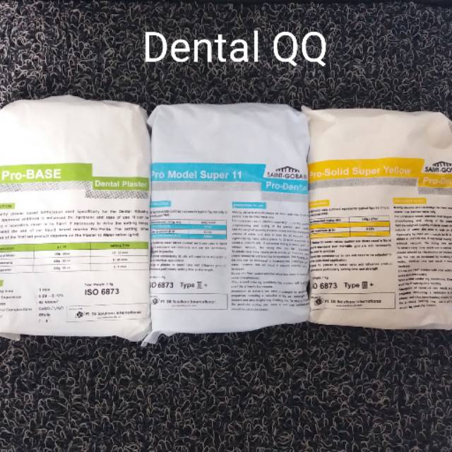 Jual Gips biru tipe II (2) // gip kuning tipe III (3) // dental stone ...