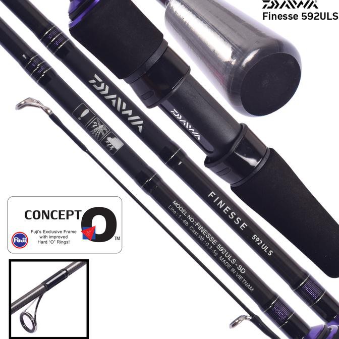 Jual Joran UL DAIWA FINESSE 592ULS | 682LS | Shopee Indonesia