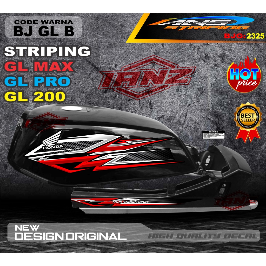 Jual COD STRIPING GL MAX GL PRO TERBARU / VARIASI STIKER GL TERMURAH ...