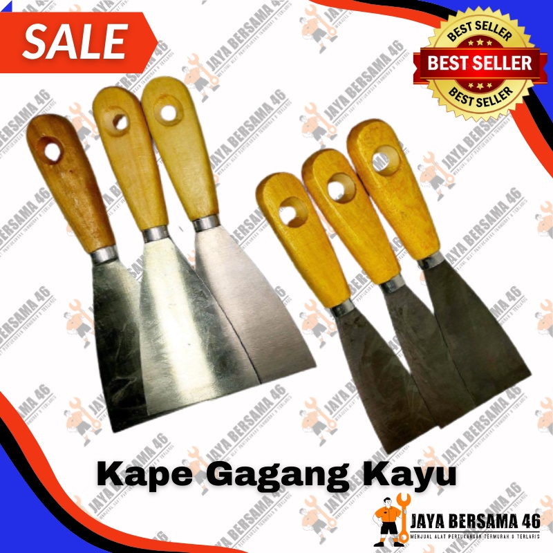 Jual KAPE GAGANG KAYU / PISAU DEMPUL / KAPI SCRAP SKRAP SCRAPER ALAT ...