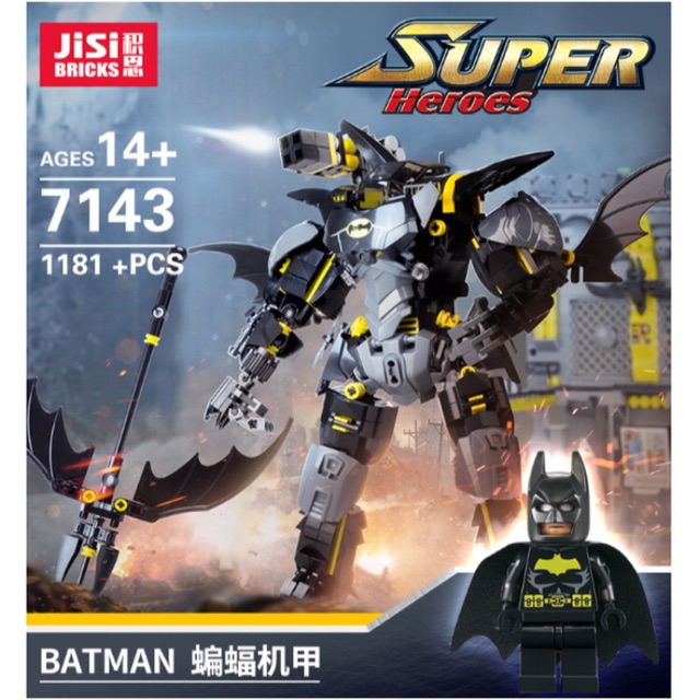 Jual Jisi Bricks 7143 Batman Mecha | Shopee Indonesia