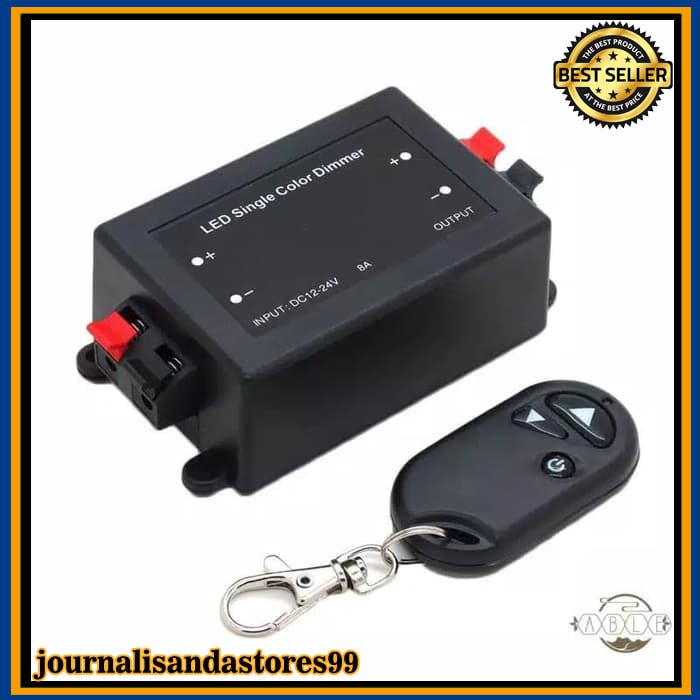 Jual DC 12V 24V RF Wireless Controller Switch LED Single Color Dimmer ...