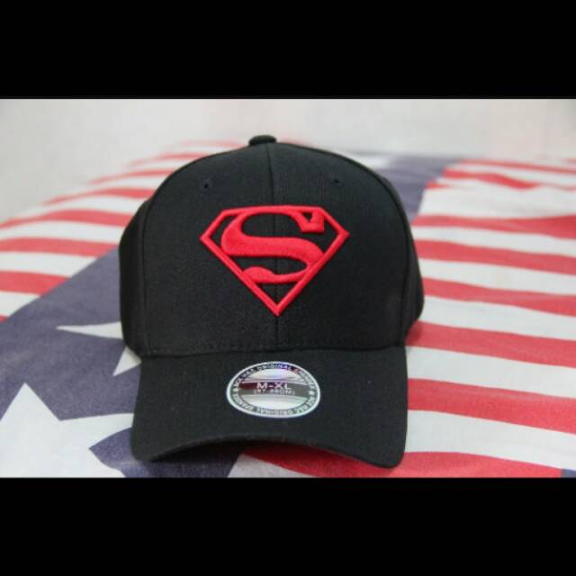 Jual RANCA CLOTHING TOPI BIL - UP SUPERMAN 1.208 / HITAM | Shopee Indonesia