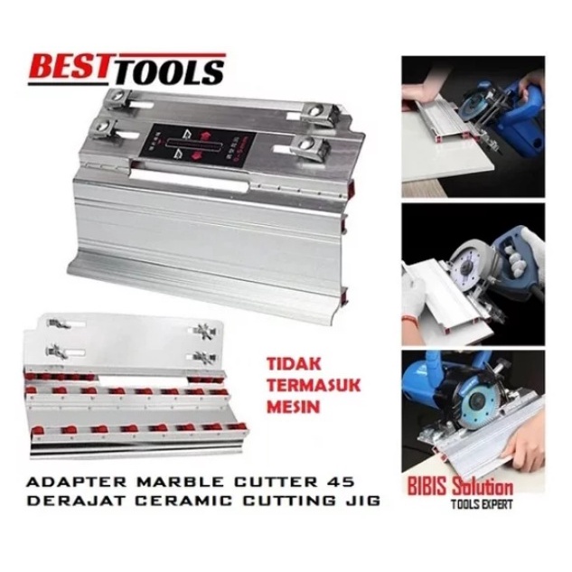 Jual Adapter Mesin Potong Keramik 45 Derajat Cutting Guide jig Alat ...
